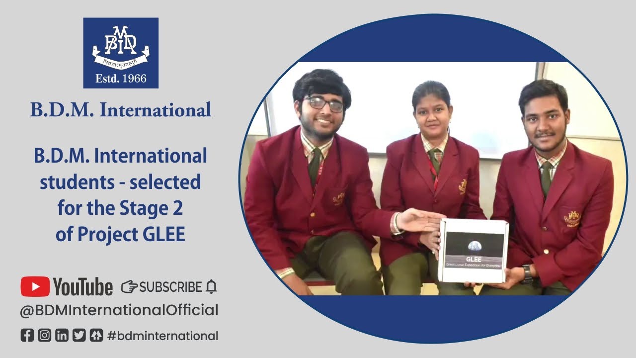 BDMI | BDMI students - selected for the Stage 2 of Project GLEE | 2024 ...