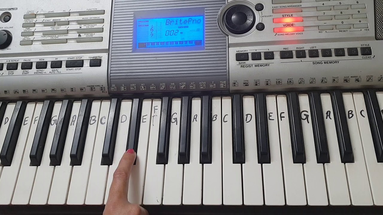 Guru Brahma Guru Vishnu Piano Tutorial | Guru Mantra | Easy Keyboard ...