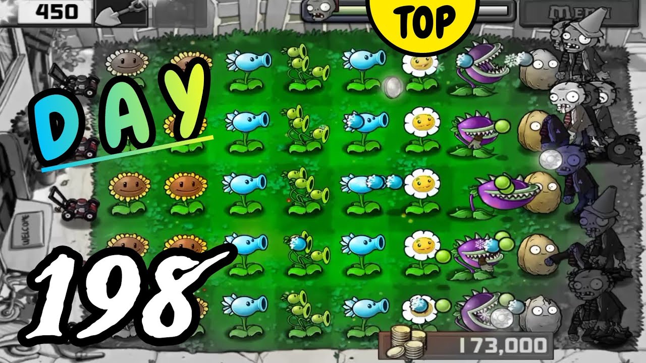 Plants vs. Zombies Gameplay 🥶 Snow Pea & Threepeater vs Zombies - DAY ...