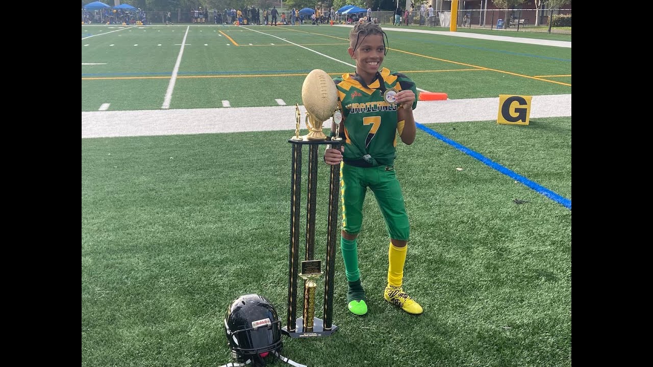 Mike #7 WR/CB Opa Locka vs Helping Hands 10u 🏈NYFL 2021 Super Bowl🔥🔥 ...