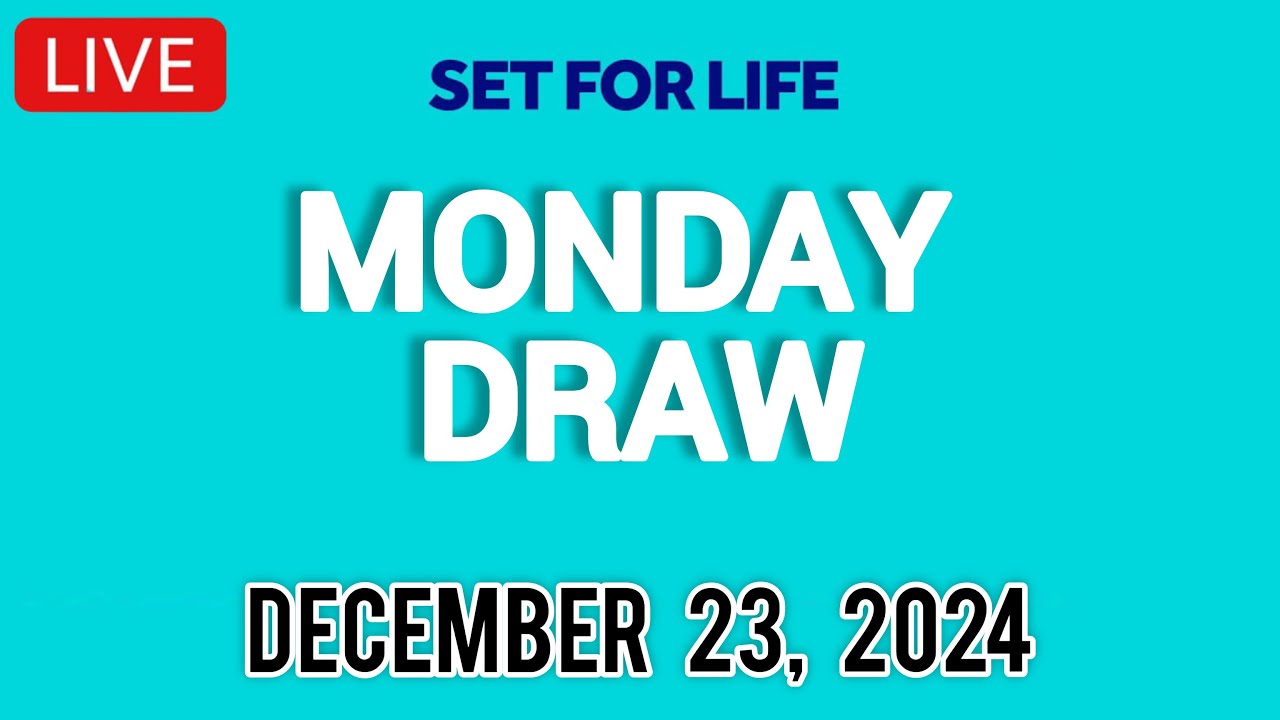 The National Lottery Set For Life Live draw results from Monday 23 ...