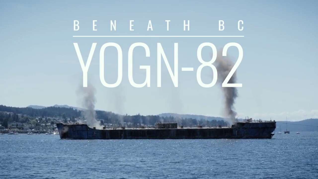 Underwater on the YOGN-82 artificial reef in BC - YouTube