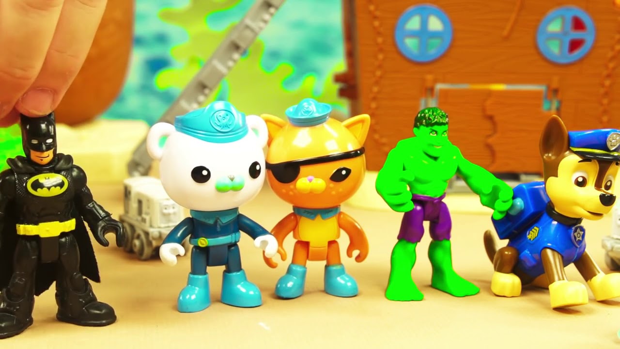 THE OCTONAUTS AND PAW PATROL AND BATMAN ADVENTURE - RACE TO THE RESCUE ...