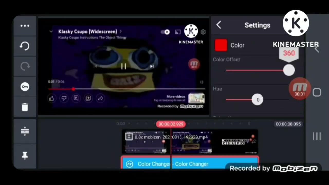 How To Make Low Voice In Kinemaster - YouTube