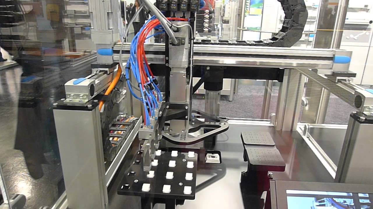Festo Linear + vision + pick place - YouTube