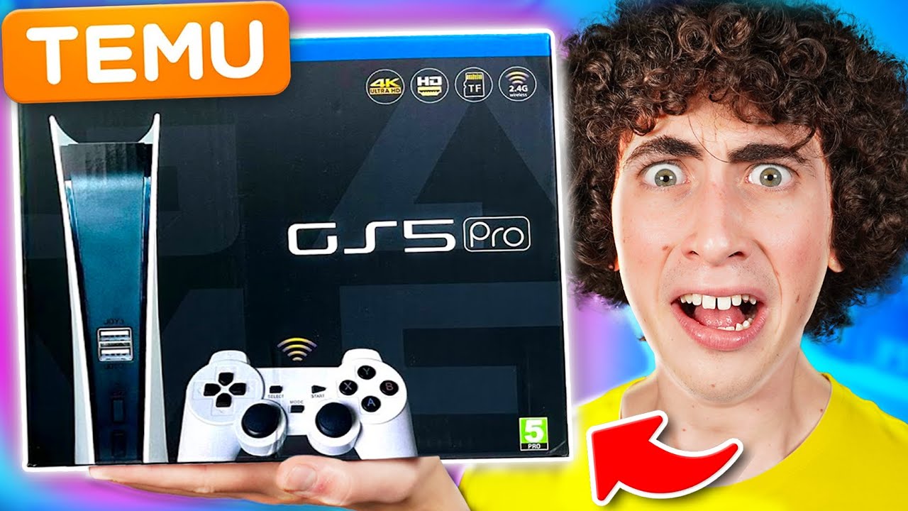 Ho comprato una PLAYSTATION 5 PRO da 50€ su TEMU! *scam* - YouTube