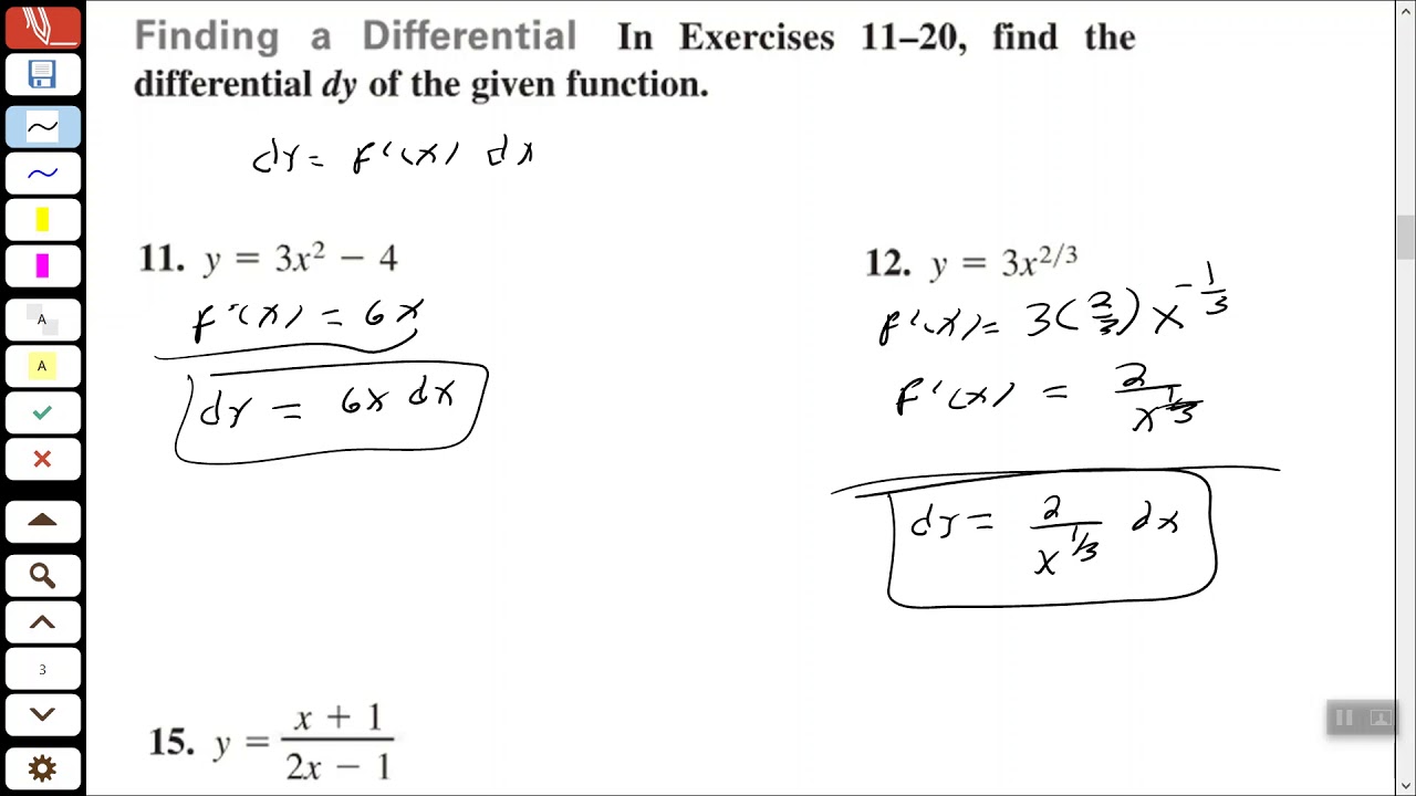 Differentials - YouTube