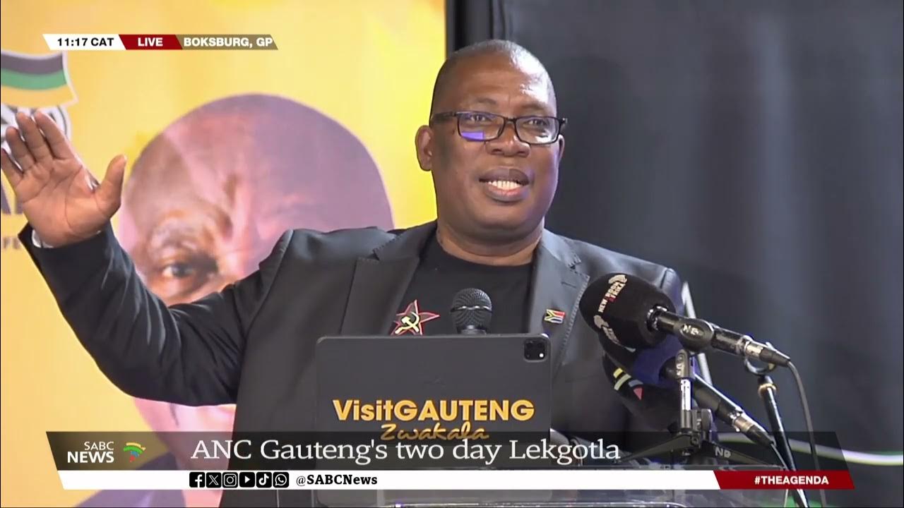 Gauteng ANC PEC Lekgotla: Panyaza Lesufi lambasts self-serving officials - YouTube