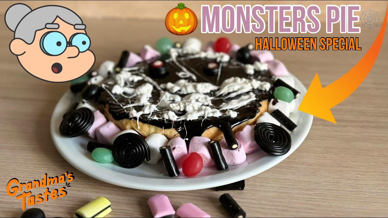 MONSTER PIE (halloween special recipe) | GRANDMA'S TASTES - YouTube