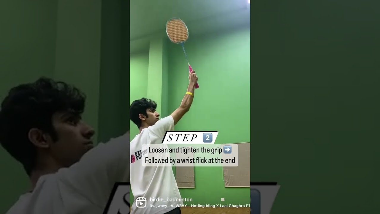 Backhand smash tutorial 😮#badminton - YouTube