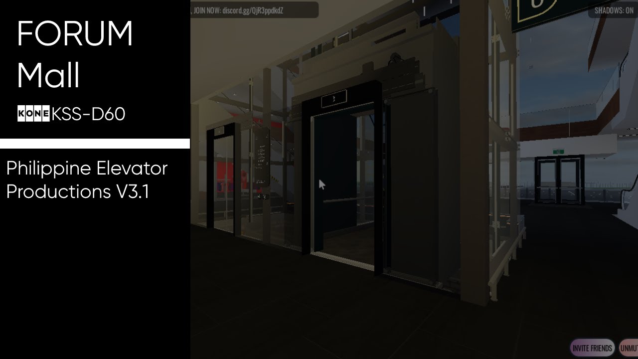 (Retake) Kone KSS D-60 Elevators/Lifts at FORUM Mall, Roblox - YouTube