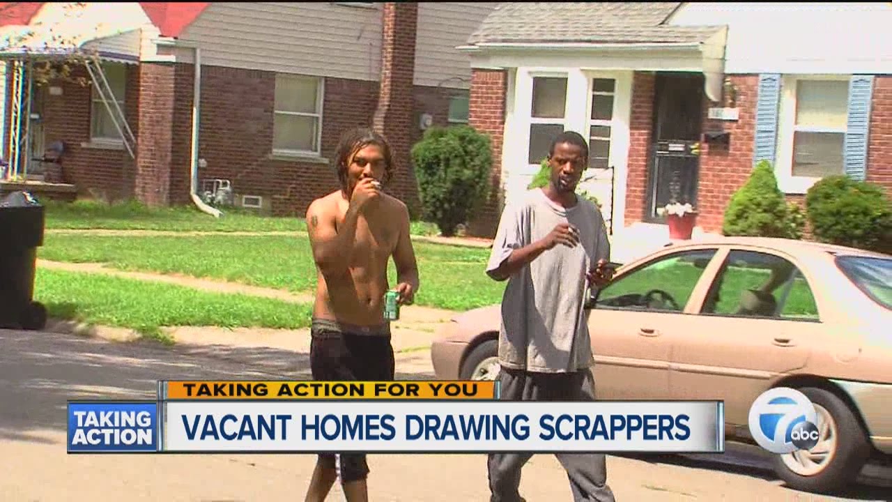 Vacant homes drawing scrappers - YouTube