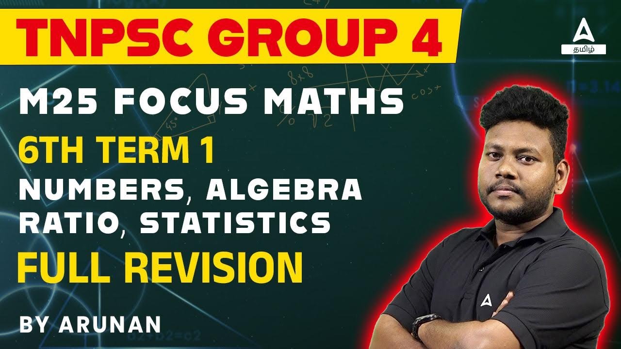 TNPSC Group 4 Maths Numbers Algebra Ratio Statistics 6th Class tnpsc-group-4-maths-numbers-algebra-ratio-statistics-6th-class