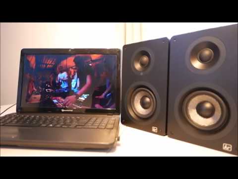 Kitsound parallax stereo speakers - YouTube