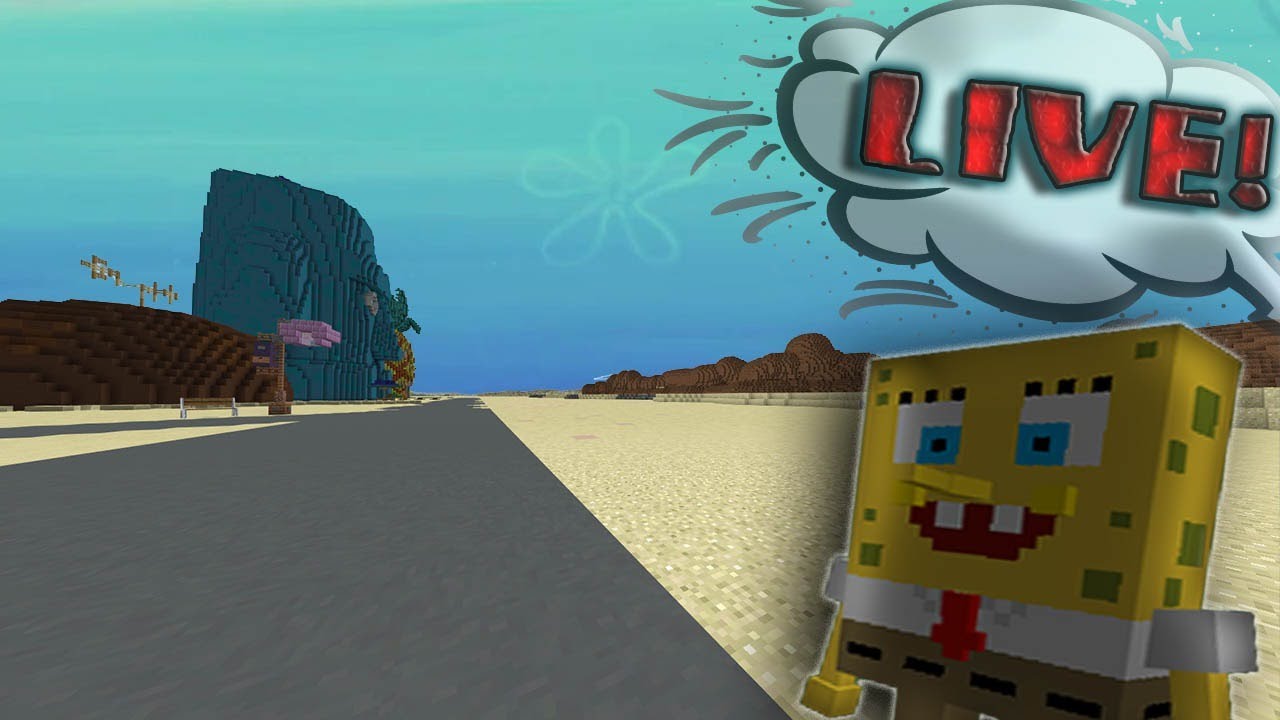 BUILDING BIKINI BOTTOM - LIVE! (Chill Minecraft Livestream)! - YouTube