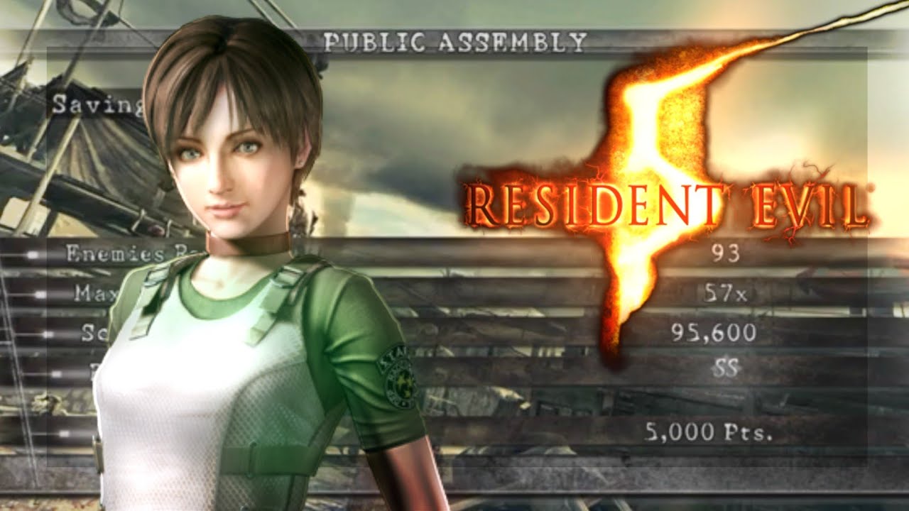 RESIDENT EVIL 5 - The Mercenaries Public Assembly / Rebecca STARS Rank ...