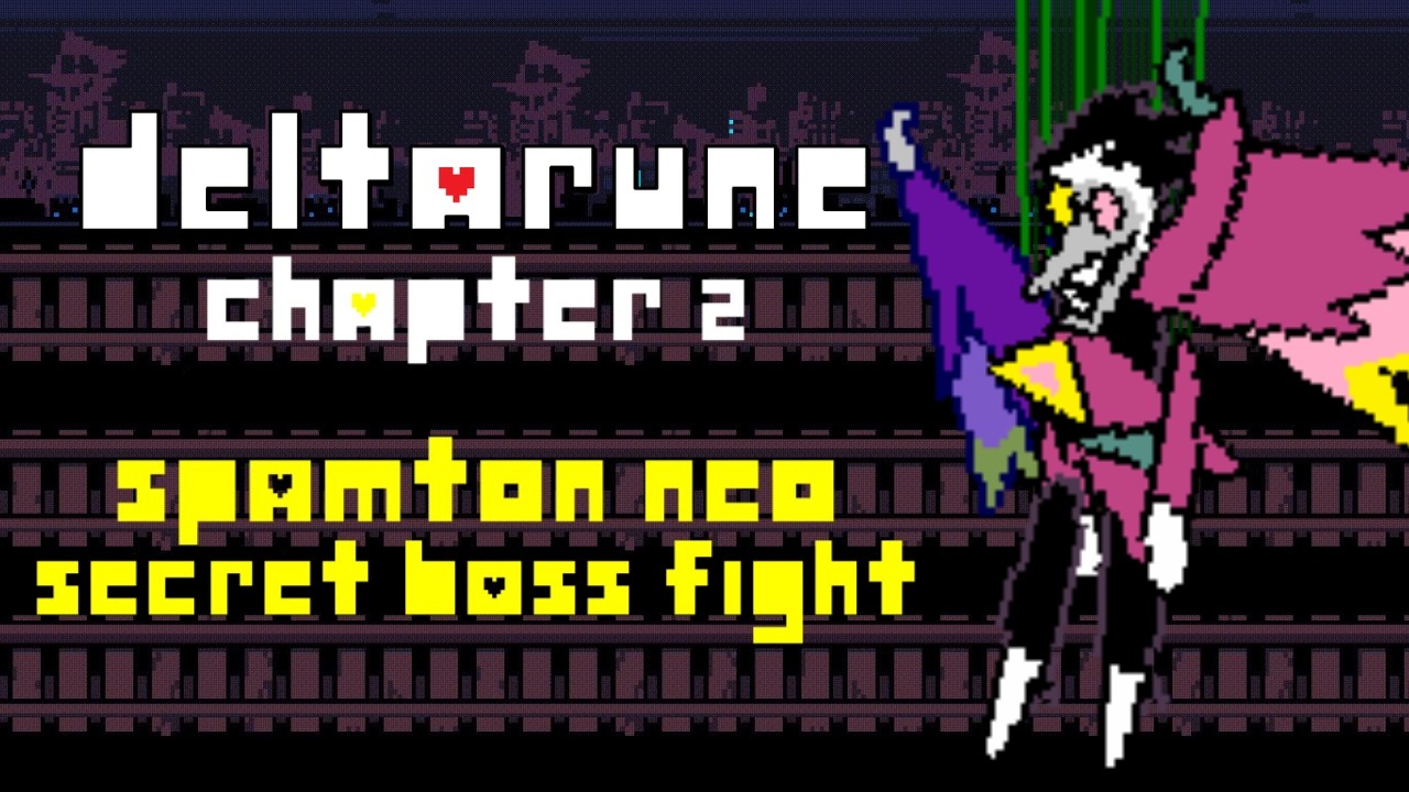 Spamton NEO secret boss fight | DELTARUNE Chapter 2 - YouTube