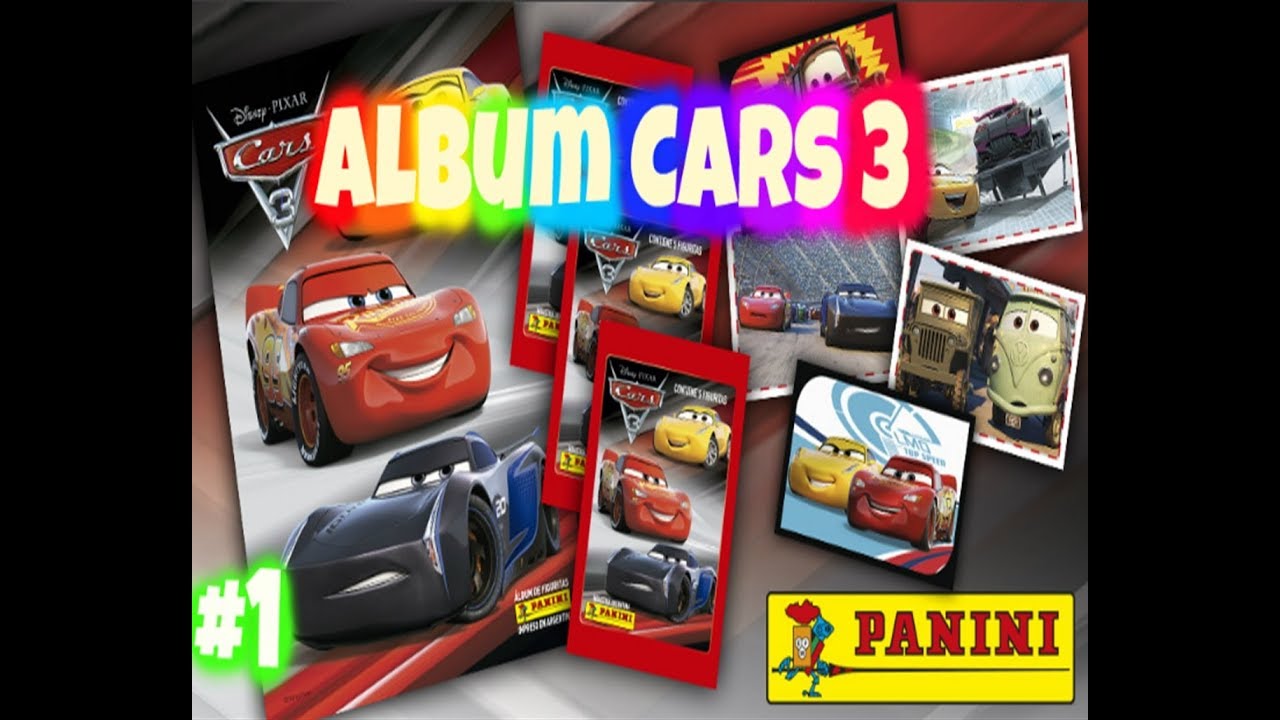 Álbum Oficial Cars 3 (PANINI) - Toys and Surprise - YouTube
