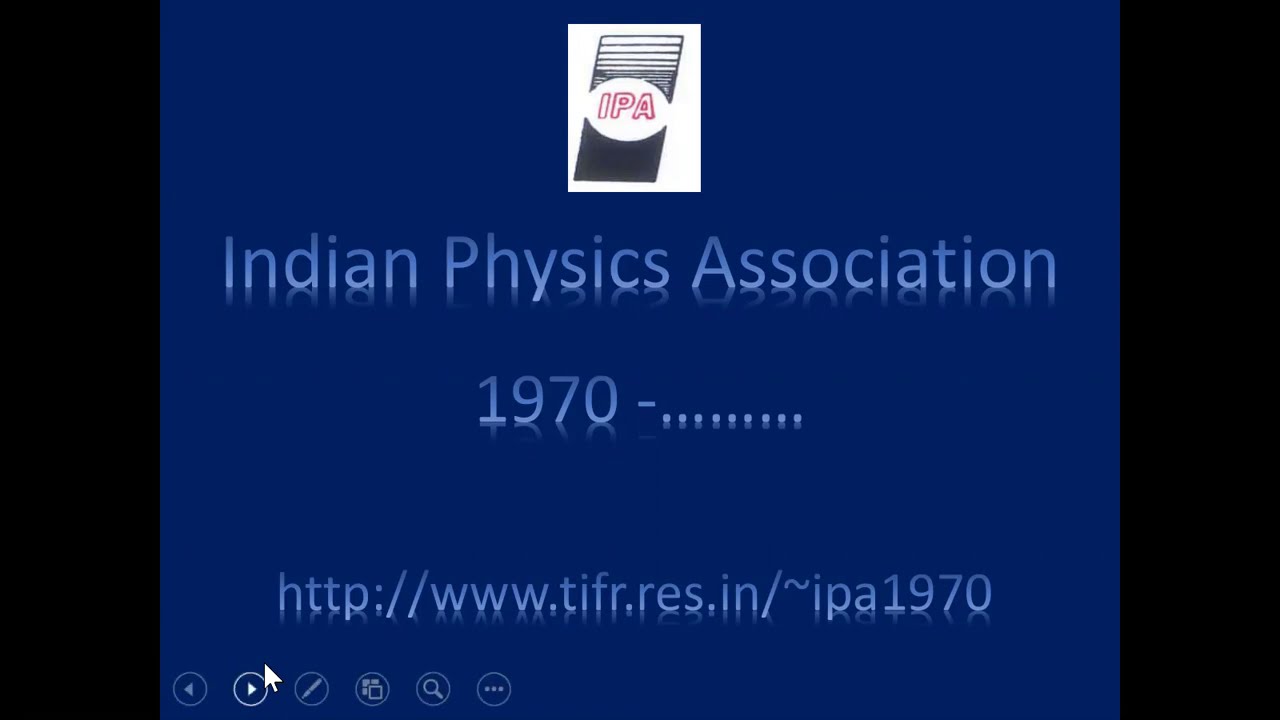 Introduction to Indian Physics Association (IPA) - YouTube
