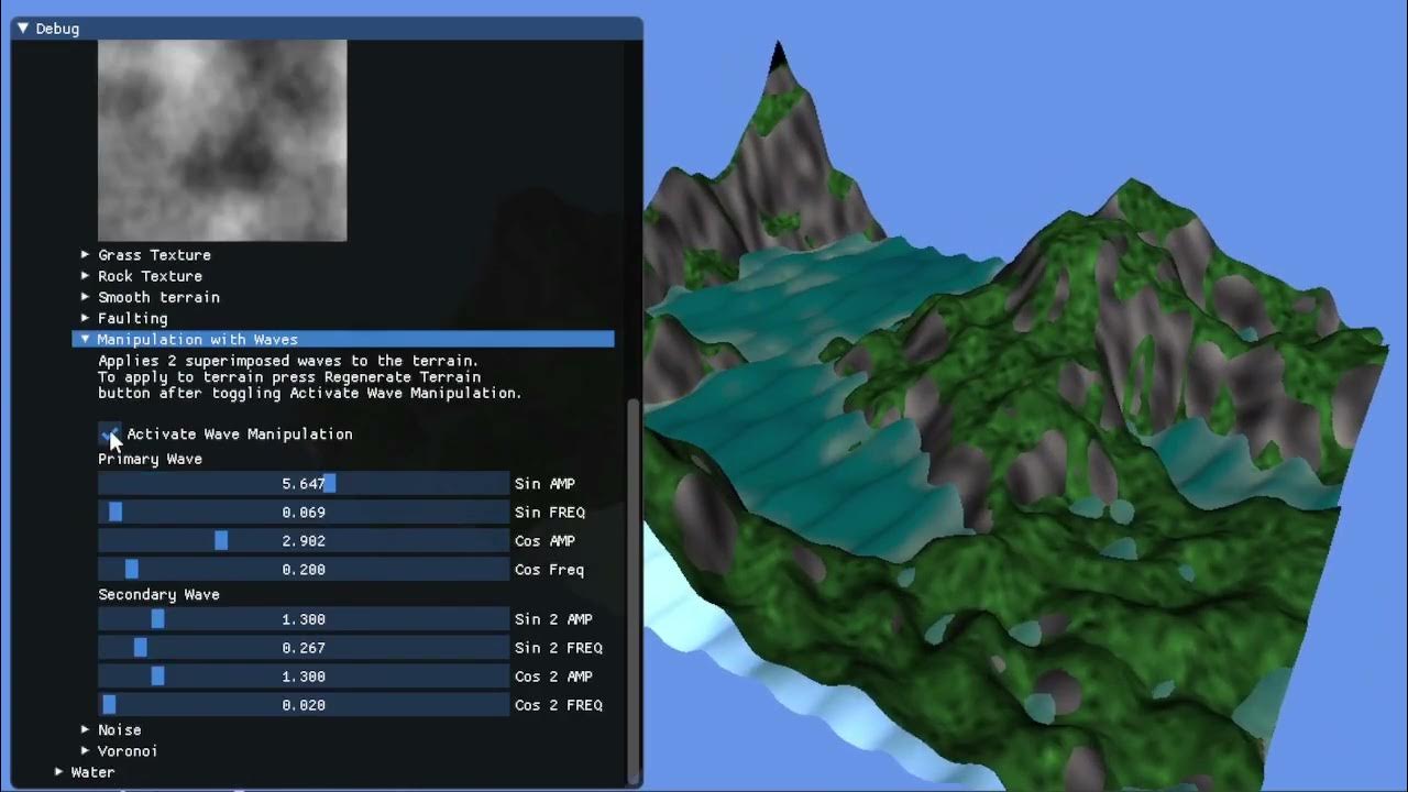 Procedural Landscape Generation Project Demo | CMP305 Procedural ...