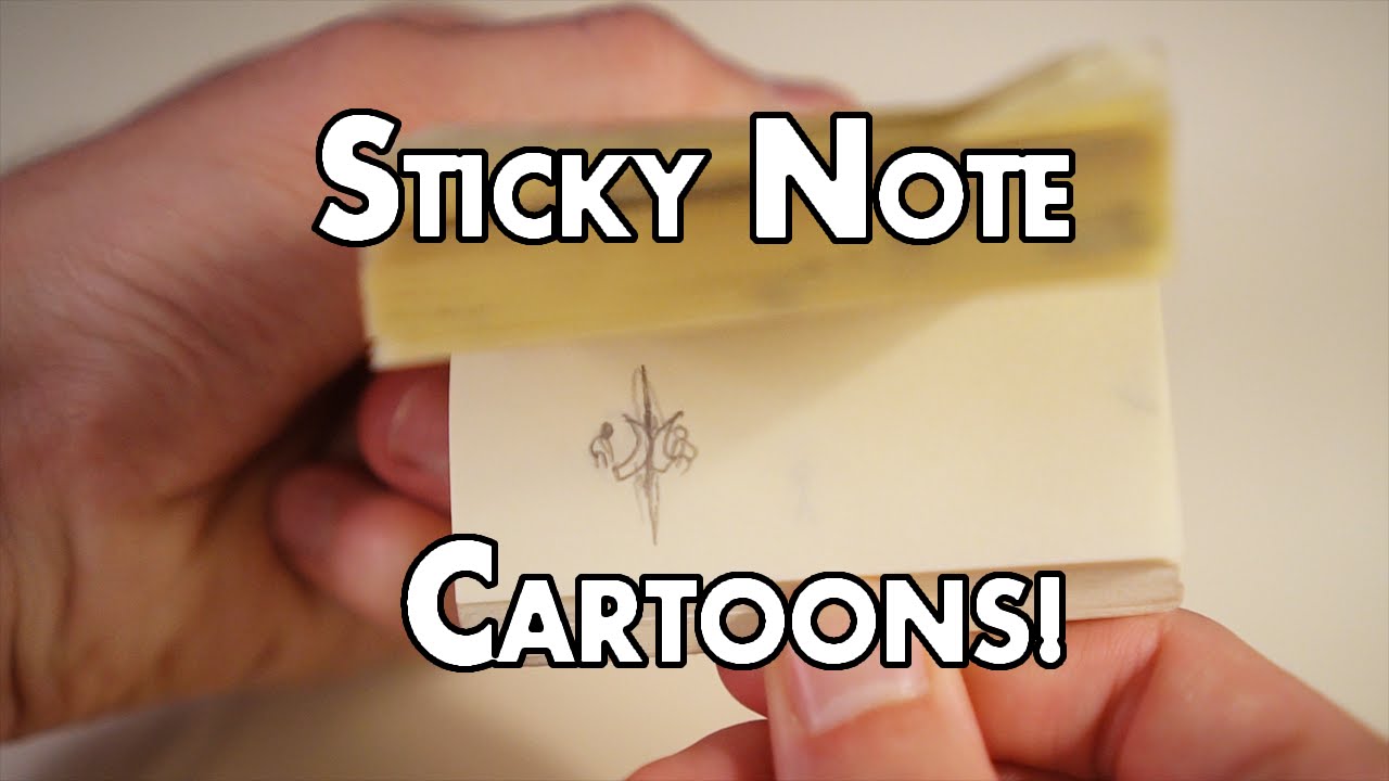 Sticky Note Cartoons! - YouTube