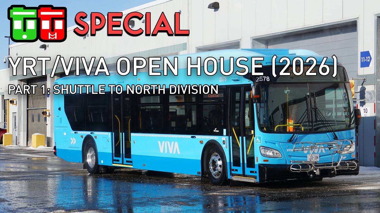 TT Special - YRT North Division Open House Part 1: Shuttle Bus Ride ...
