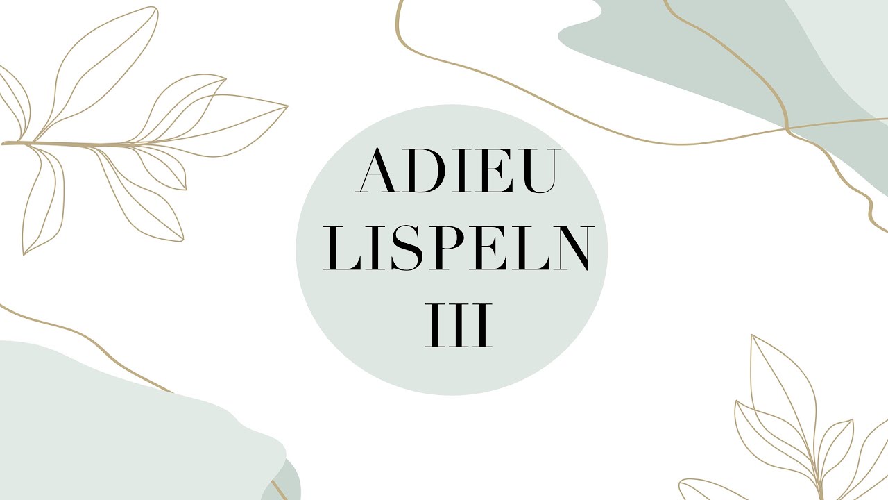 Lispeln loswerden - Das „s“ richtig bilden - YouTube