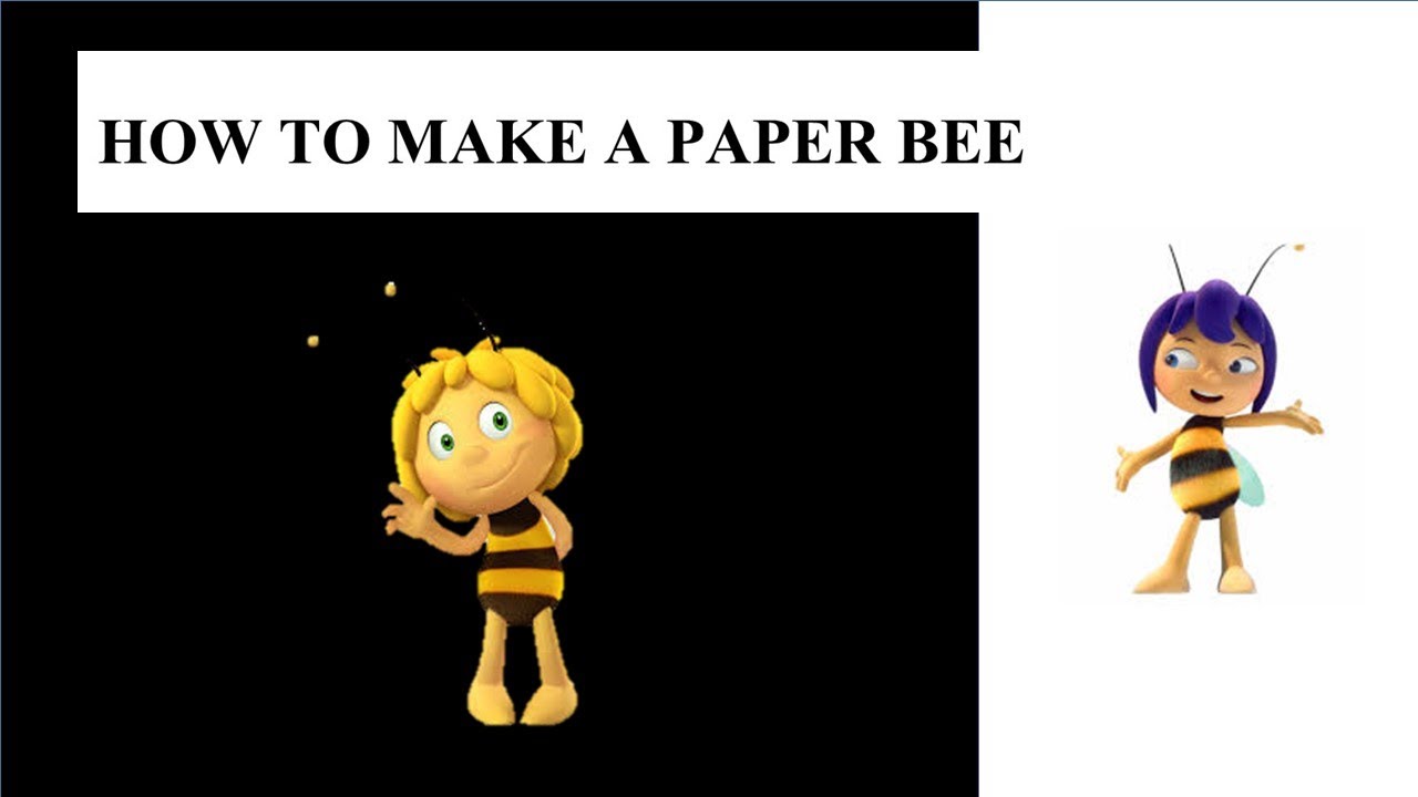How to make a beautiful bee - YouTube