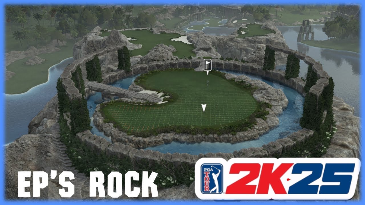 STUNNING FANTASY COURSE - Course Showcase - pga tour 2k25 gameplay ...