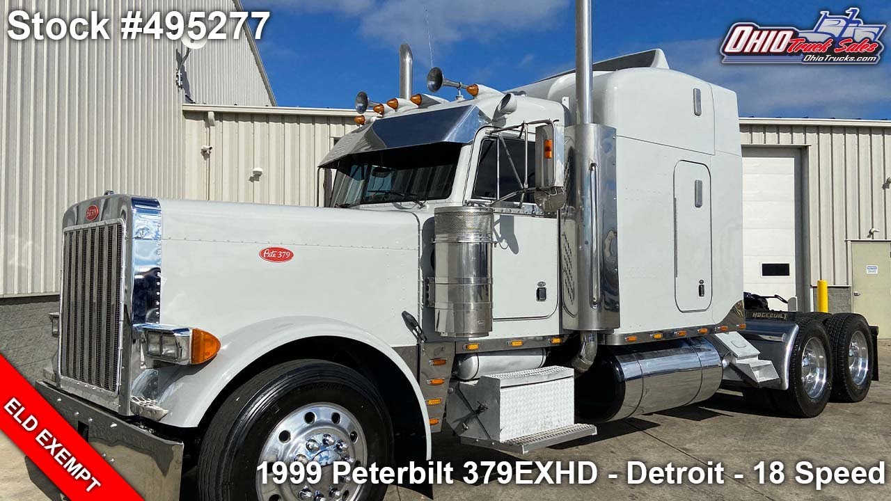 1999 PETERBILT 379EXHD - 495277 - SOLD - YouTube