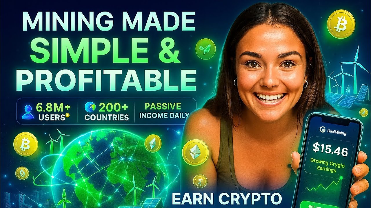 DEAL Mining Explained: Simple, Secure & Profitable Cloud Mining | Earn Crypto Smarter! - YouTube