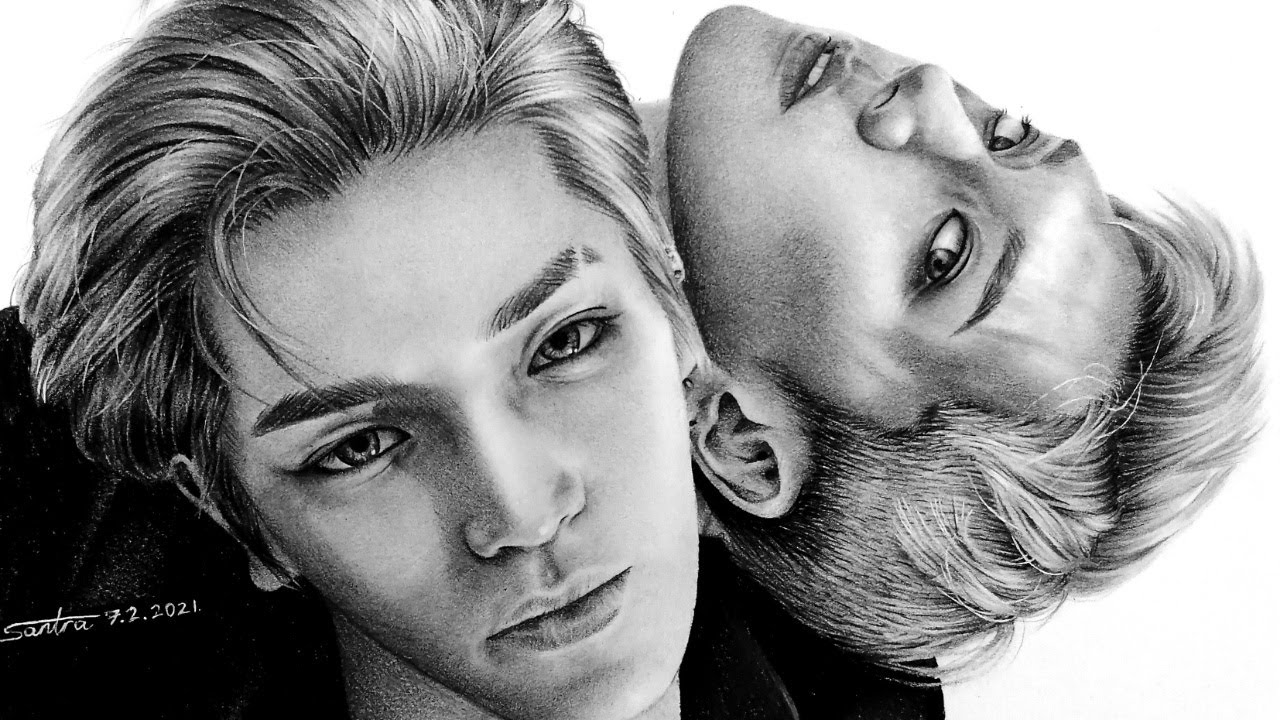 Drawing NCT Taeyong and Ten - YouTube