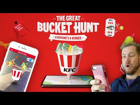 Winning BIG with the KFC BUCKET HUNT - YouTube
