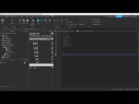 Horizontal Rule & Task List | Roblox Plugin Script.md - YouTube