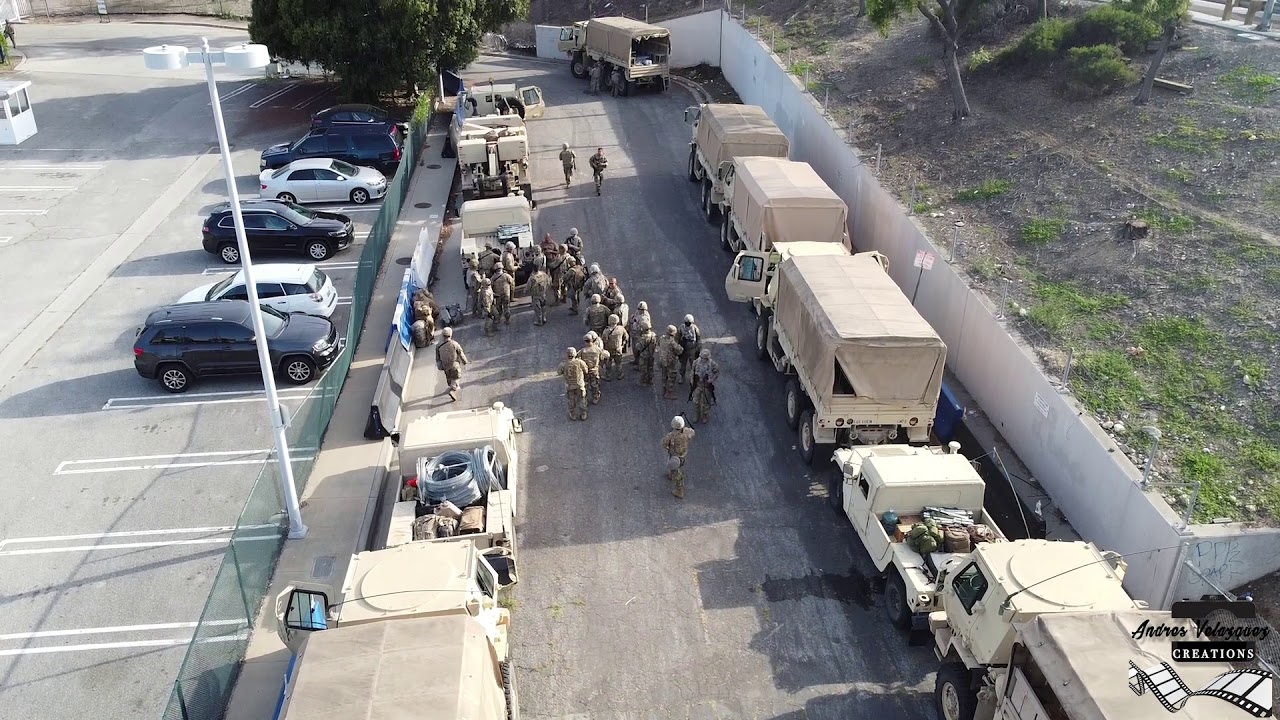 NATIONAL GUARD BASE / LOS ANGELES - YouTube