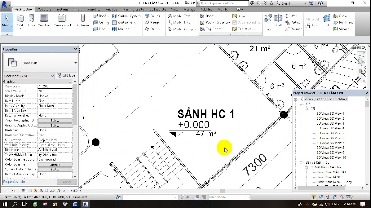 Spot elevation (± 0.000). Hướng dẩn tạo Spot elevation tiêu chuẩn Việt Nam (± 0.000) trong Revit ...