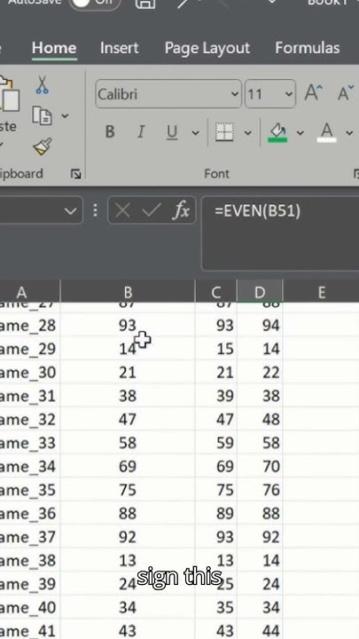 Dynamic Data Validation for Odd and Even Numbers - YouTube