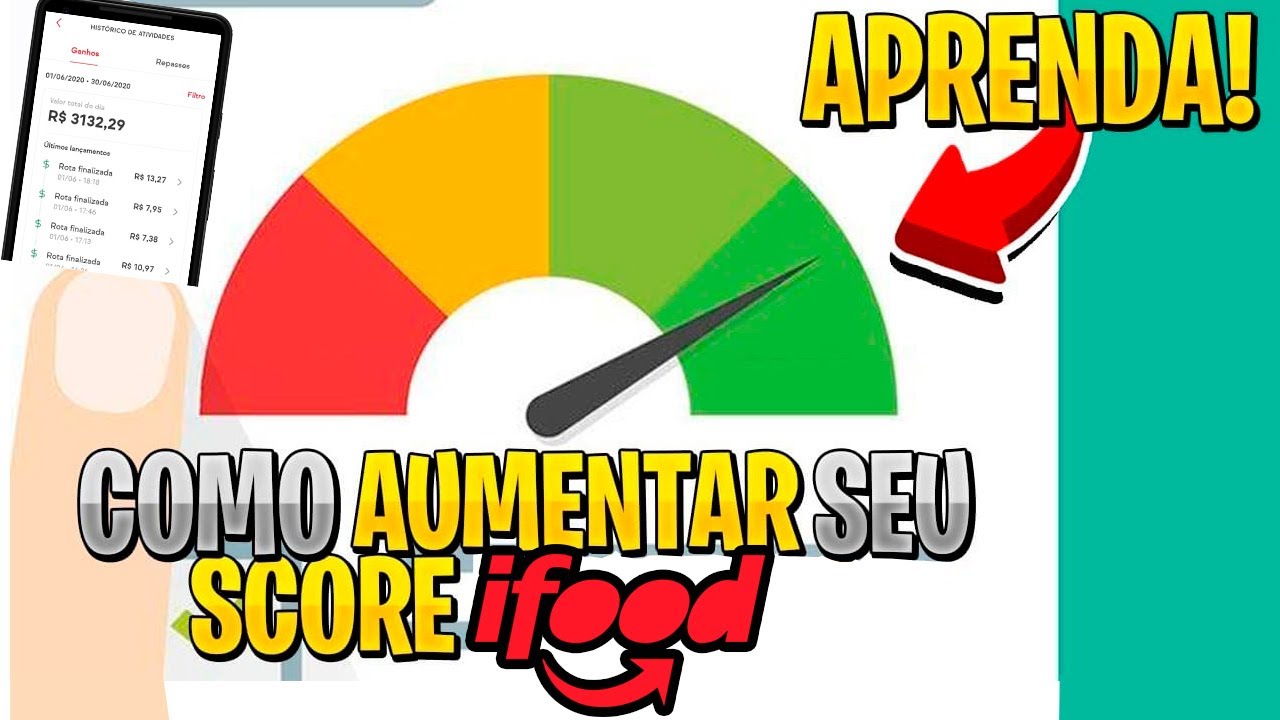 APRENDA!! Como Aumentar Seu Score no IFOOD para receber mais corridas ...