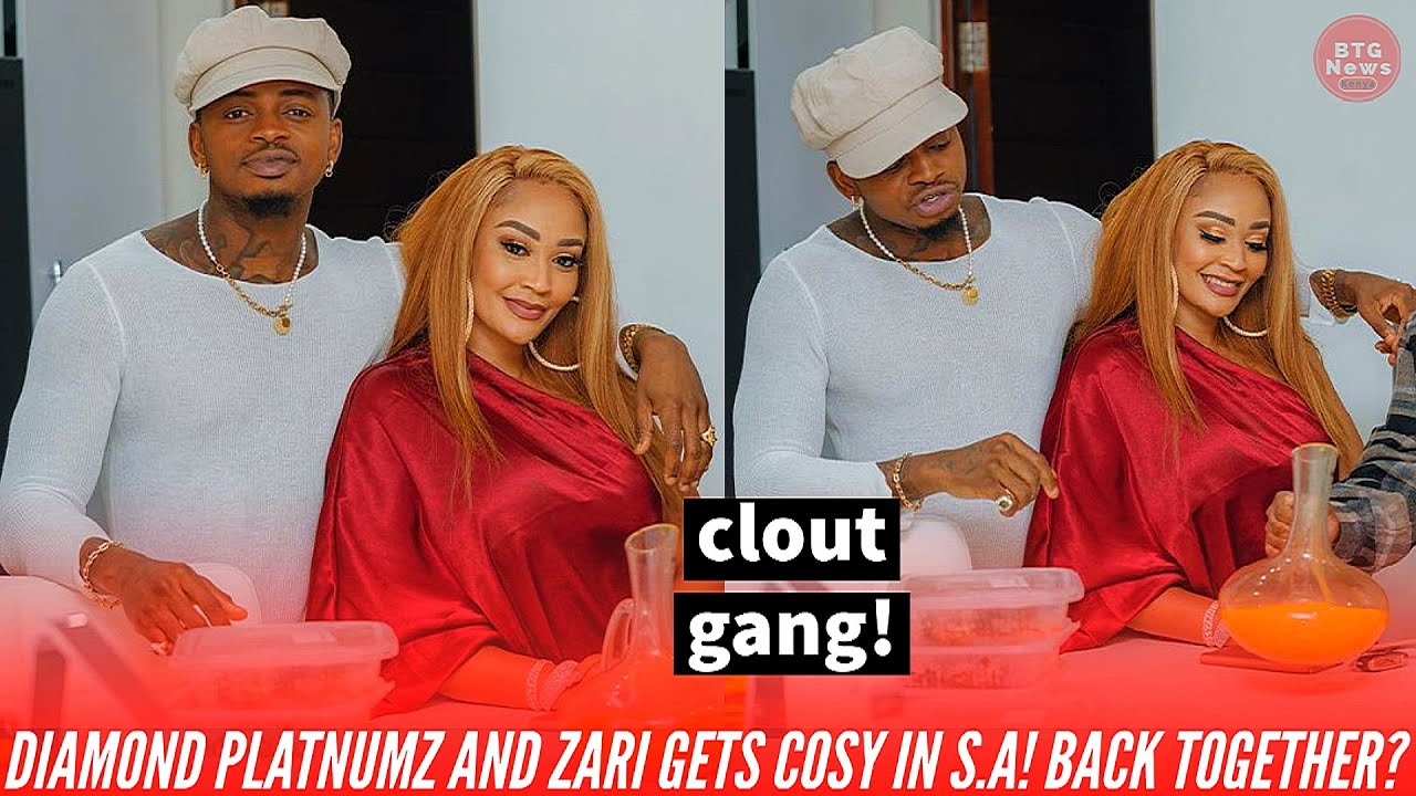 DIAMOND PLATNUMZ AND ZARI GETS COSY IN SOUTH AFRICA! ARE THEY BACK ...