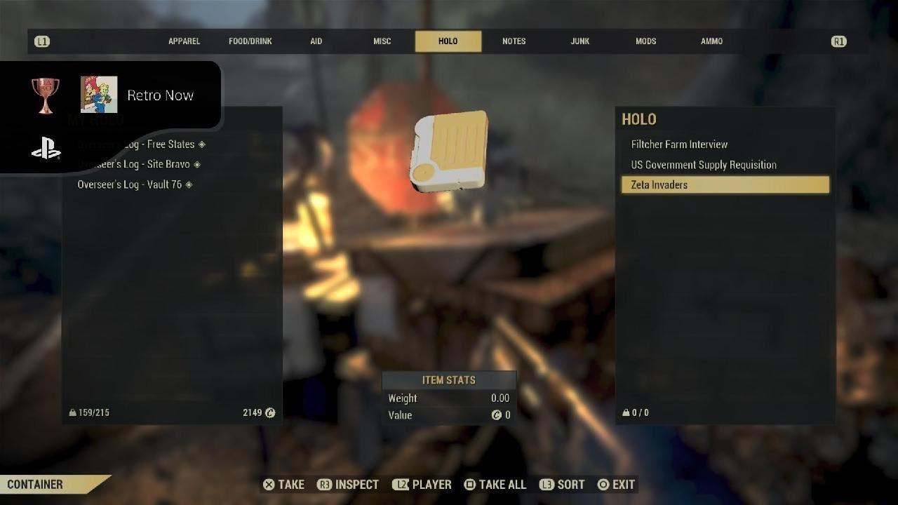 Fallout 76 - Retro Now [Achievement] - YouTube