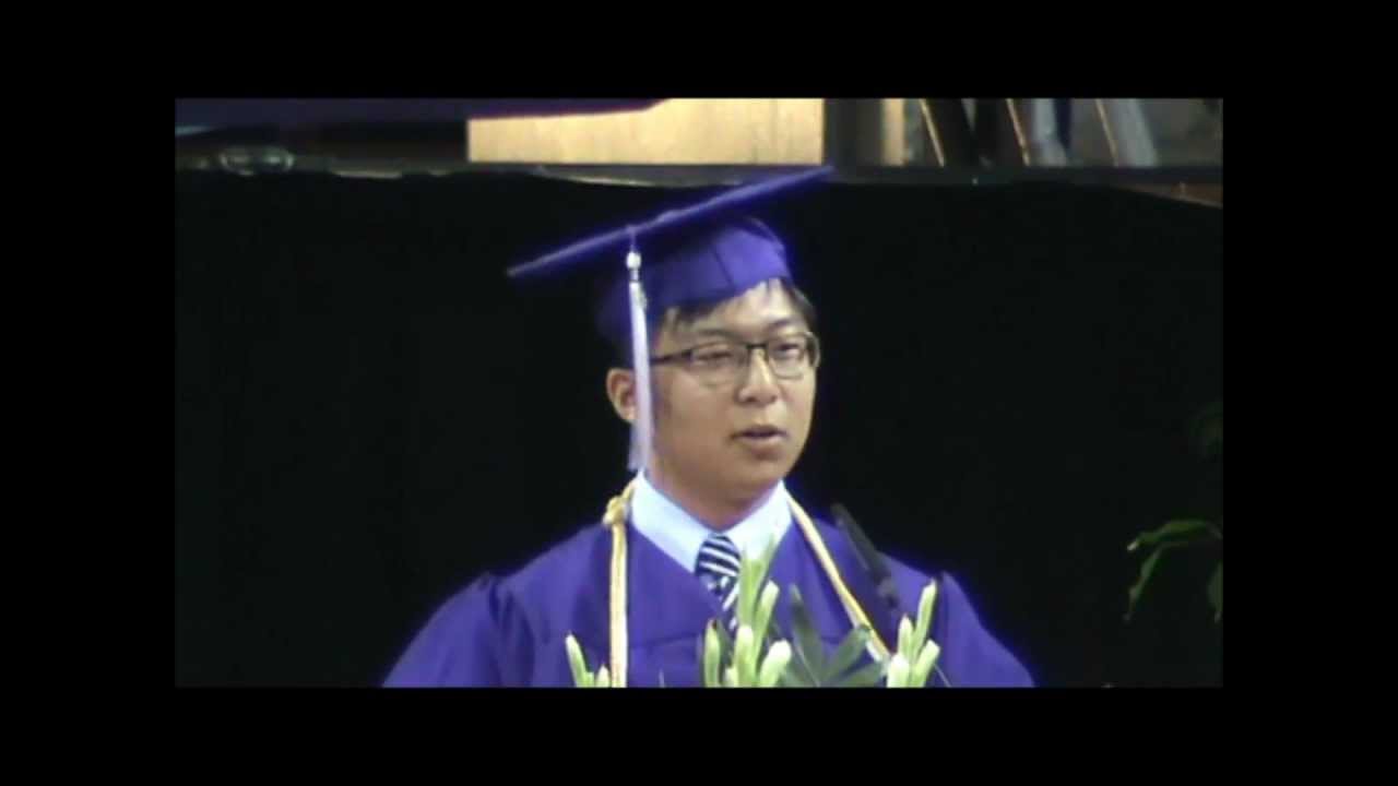 Charles Jang Paschal High School Class of 2012 Salutatorian Speech ...