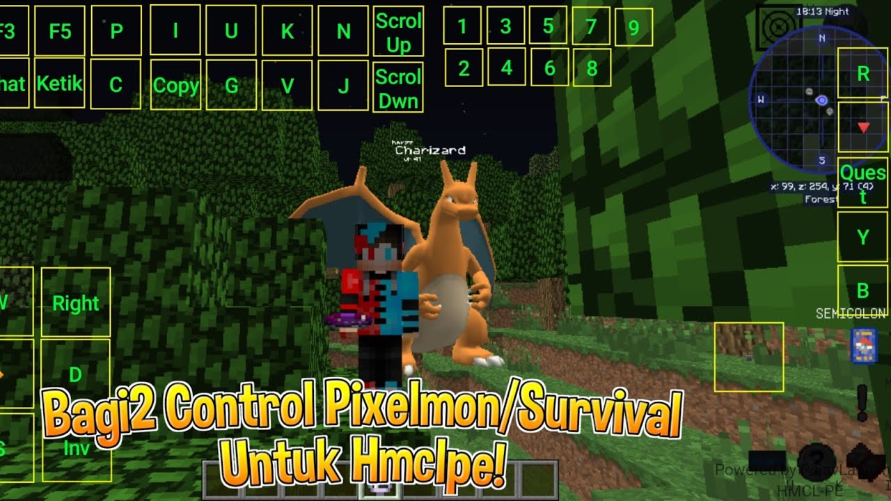 Bagi2 Control Pixelmon Dan Survival Untuk Hmclpe! Lengkap - YouTube