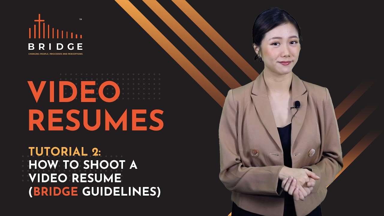 How to shoot a Video Resume (Effective steps to create a killer video ...