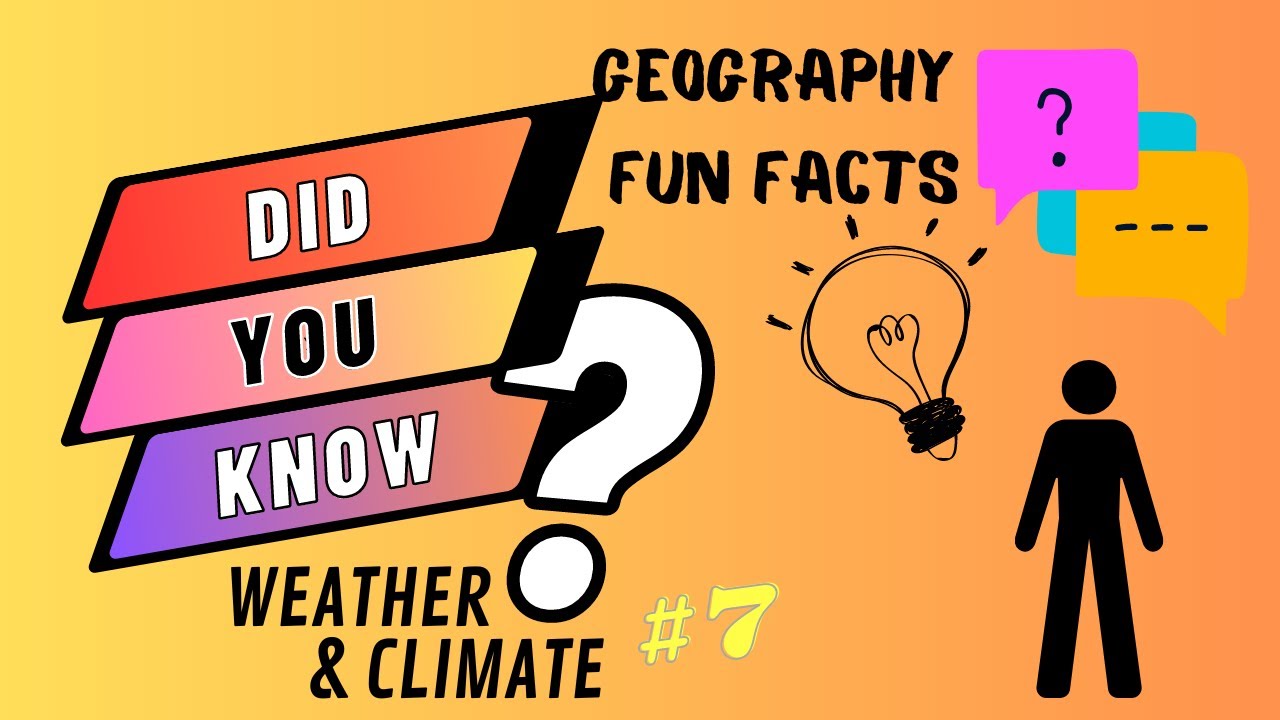 Did you know? #7 WEATHER & CLIMATE _ 15 geography fun facts - YouTube