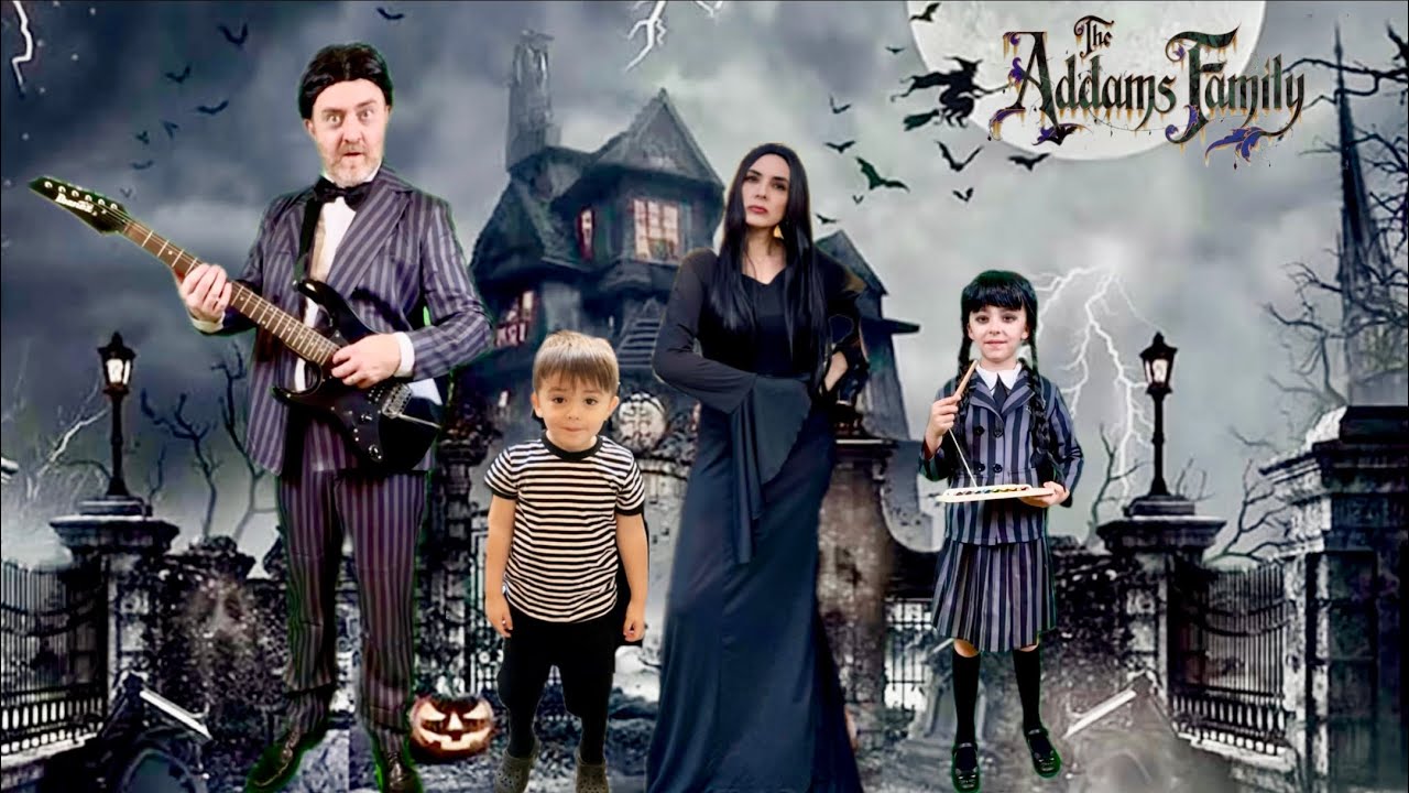 The Addams Family learns about Halloween and goes “Trick or Treating ...