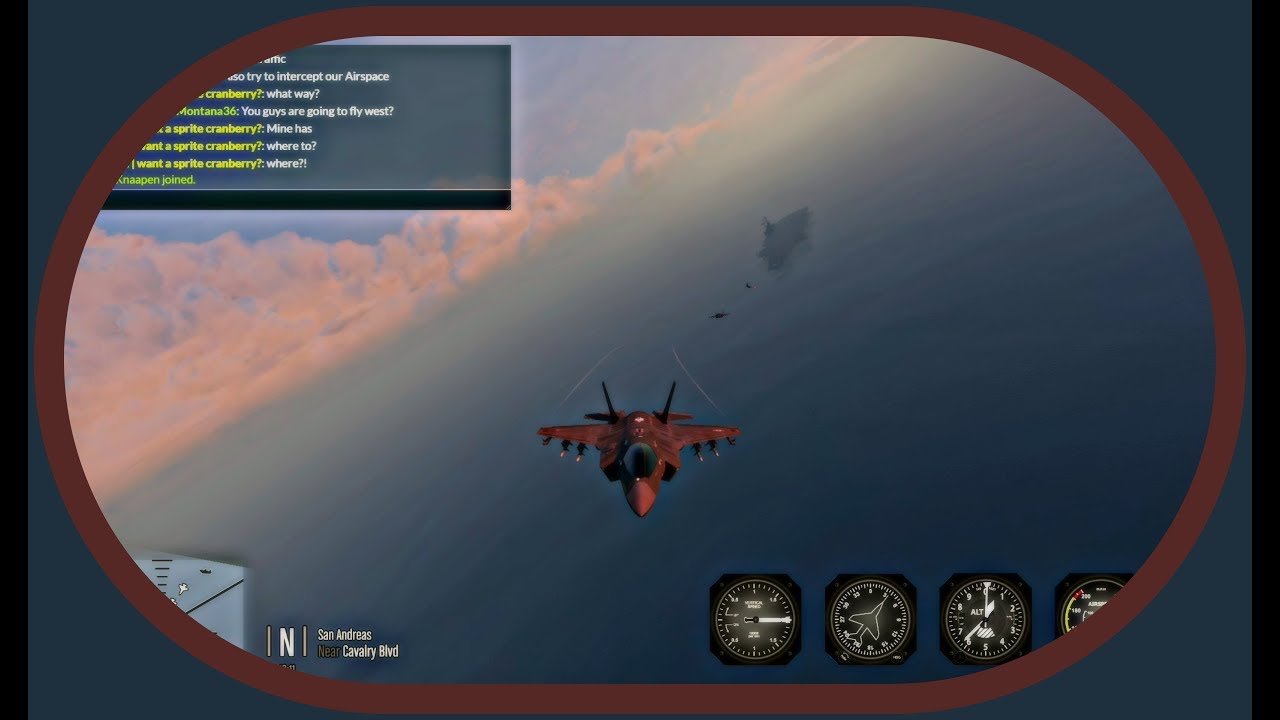 FiveM Flight Simulator Presidential Escort RP - YouTube