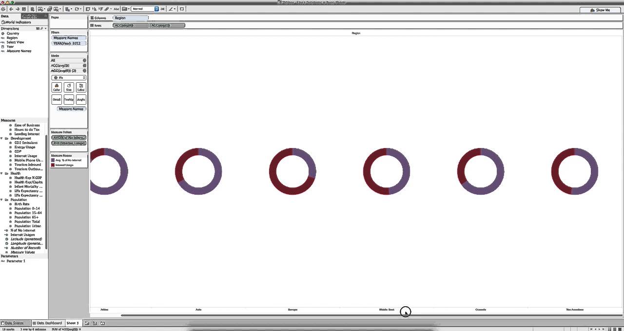 Use a Parameter to Swap Worksheets in Tableau - YouTube
