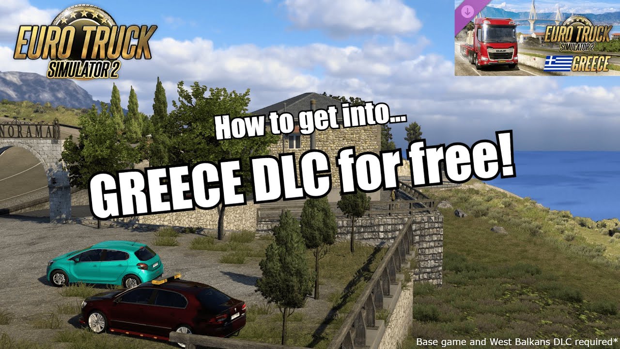 How to get into GREECE DLC for free ETS2 | Vlora - YouTube