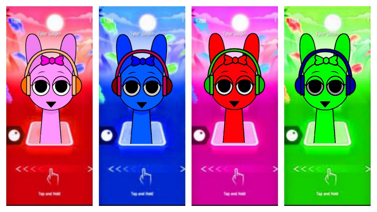Sprunki pink 🆚sprunki sky 🆚 sprunki red 🆚sprunki green 💥who is best 💥 ...