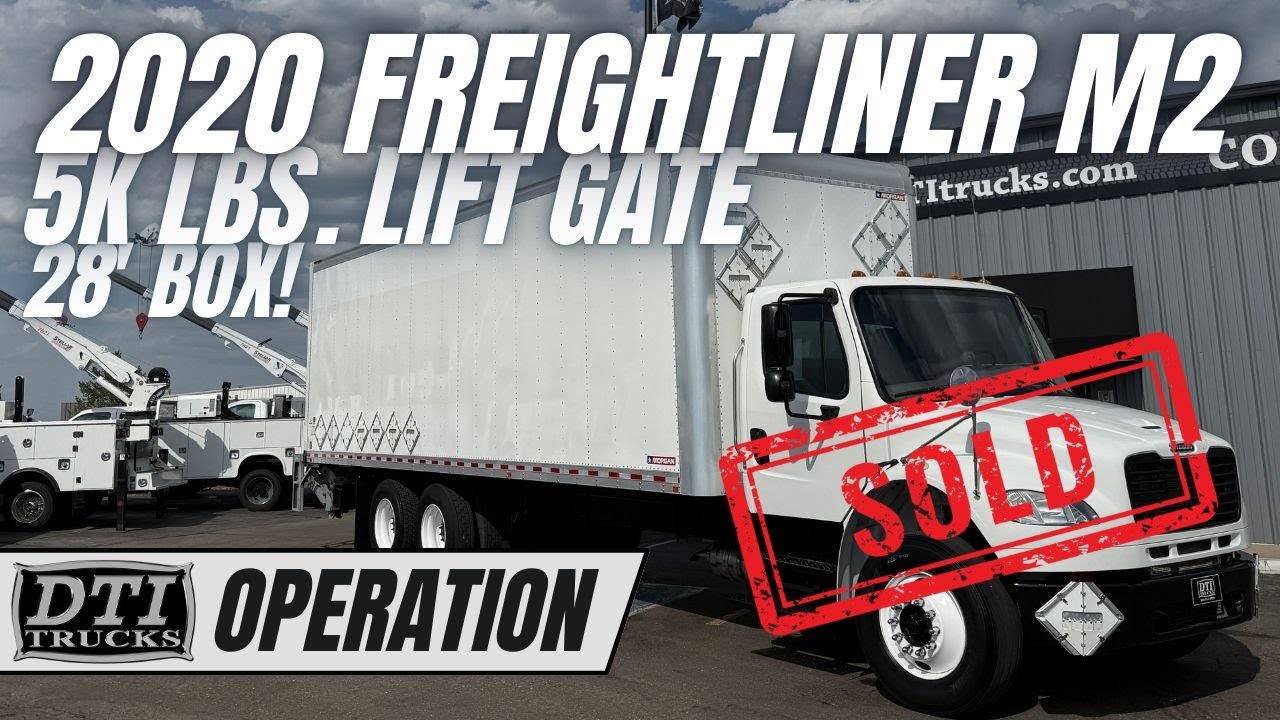 **SOLD** 2020 Freightliner M2-106, 28' Tandem Box Truck, 5,000 Lbs ...